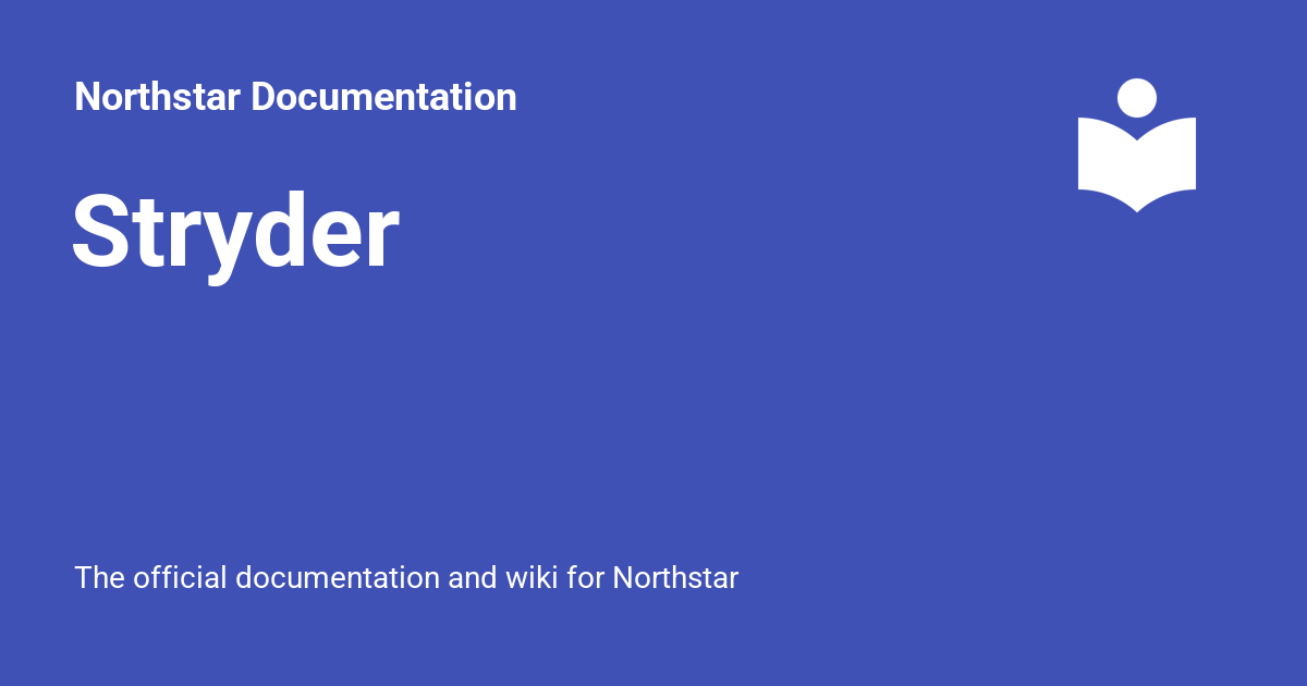Stryder - Northstar Documentation